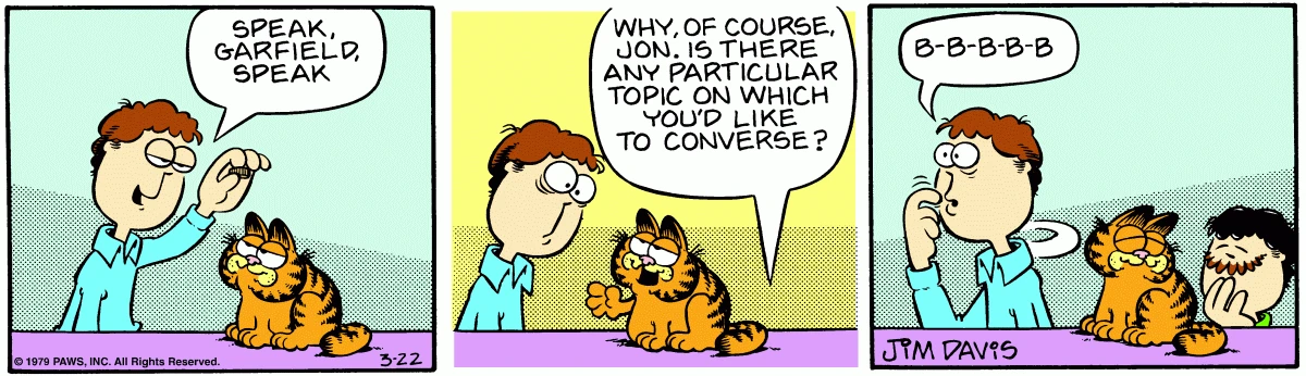 March 22 | Garfield Comic Strips Wiki | Fandom