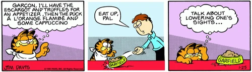 January 25 | Garfield Comic Strips Wiki | Fandom