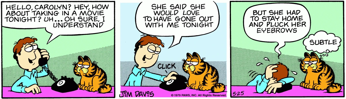 May 25 | Garfield Comic Strips Wiki | Fandom