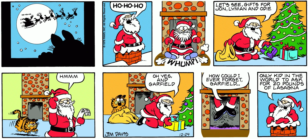 December 24 | Garfield Comic Strips Wiki | Fandom