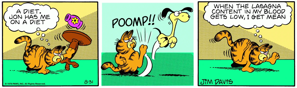 August 31 | Garfield Comic Strips Wiki | Fandom