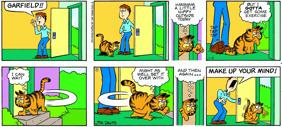 November 5 | Garfield Comic Strips Wiki | Fandom
