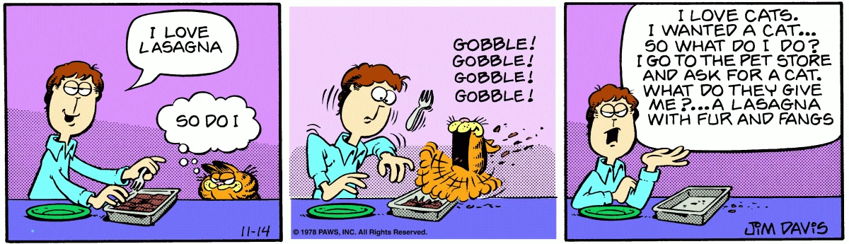 November 14 | Garfield Comic Strips Wiki | Fandom