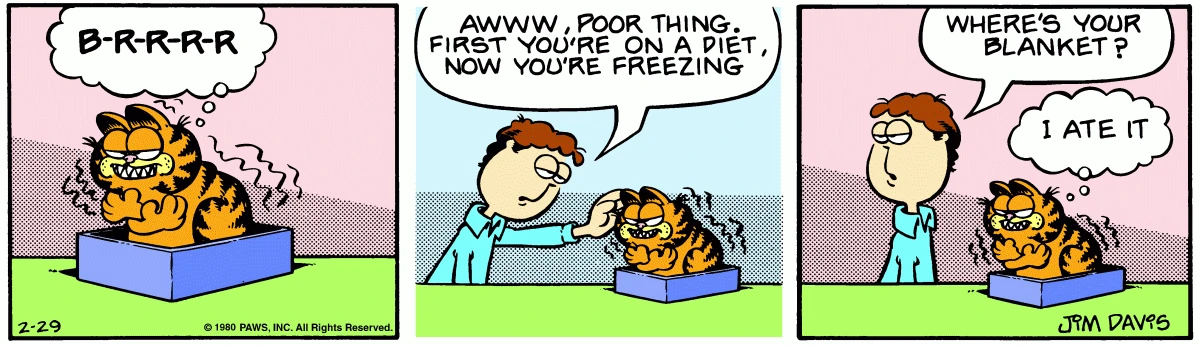 February 29 | Garfield Comic Strips Wiki | Fandom