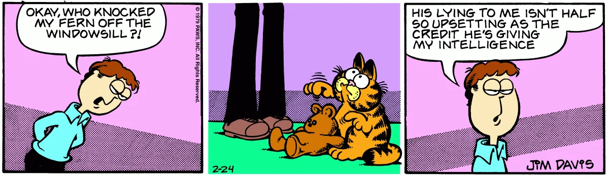 February 24 | Garfield Comic Strips Wiki | Fandom