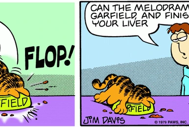 Garfield Face Down