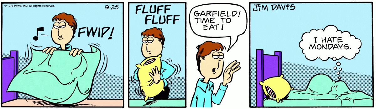 September 25 | Garfield Comic Strips Wiki | Fandom