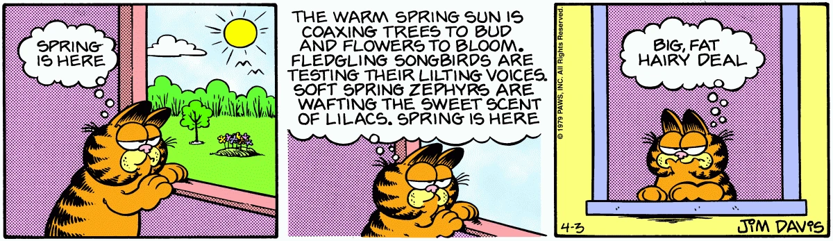 April 3 | Garfield Comic Strips Wiki | Fandom