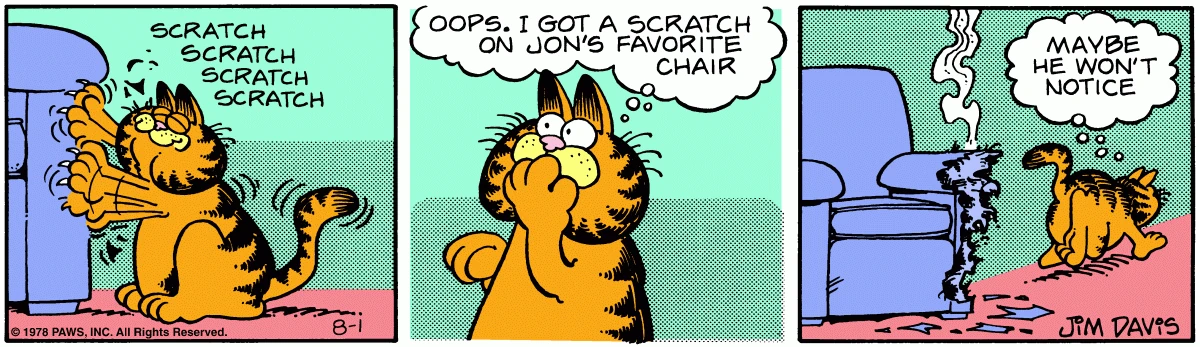 August 1 | Garfield Comic Strips Wiki | Fandom