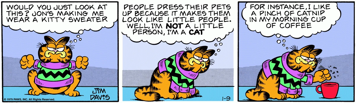 January 9 | Garfield Comic Strips Wiki | Fandom