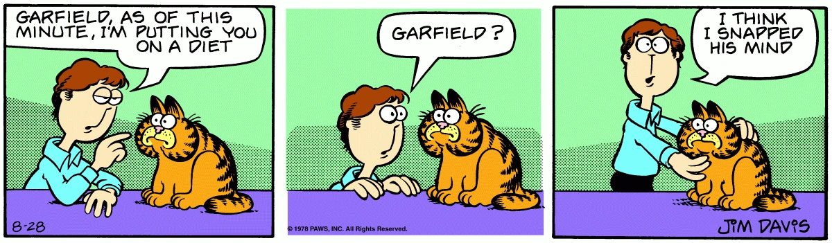 August 28 | Garfield Comic Strips Wiki | Fandom