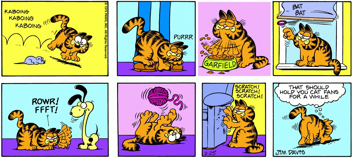 February 25 | Garfield Comic Strips Wiki | Fandom