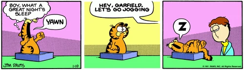 January 10 | Garfield Comic Strips Wiki | Fandom