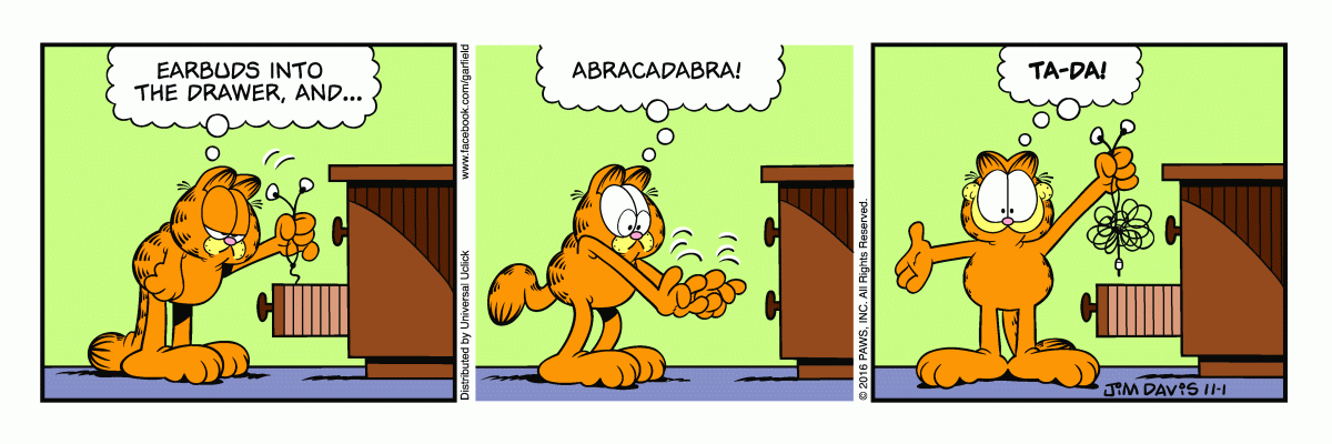 Garfield, November 2016 comic strips | Garfield Wiki | Fandom