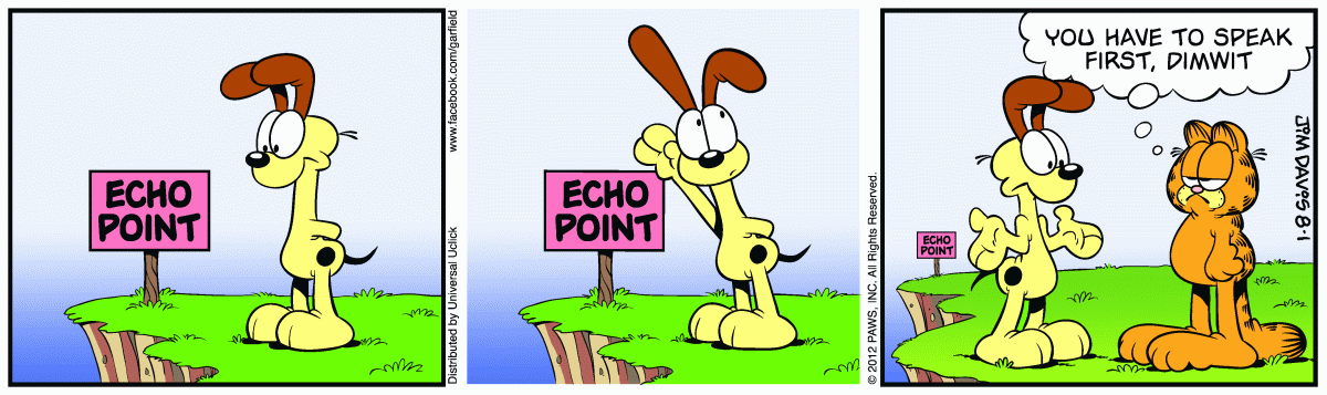 Garfield, August 2012 comic strips | Garfield Wiki | Fandom