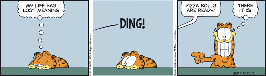 Garfield, March 2022 comic strips | Garfield Wiki | Fandom