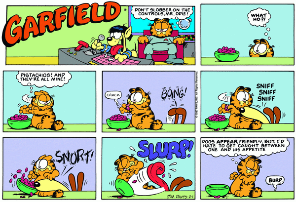 Garfield Comics Printable Garfield Comics Printable Lasagna