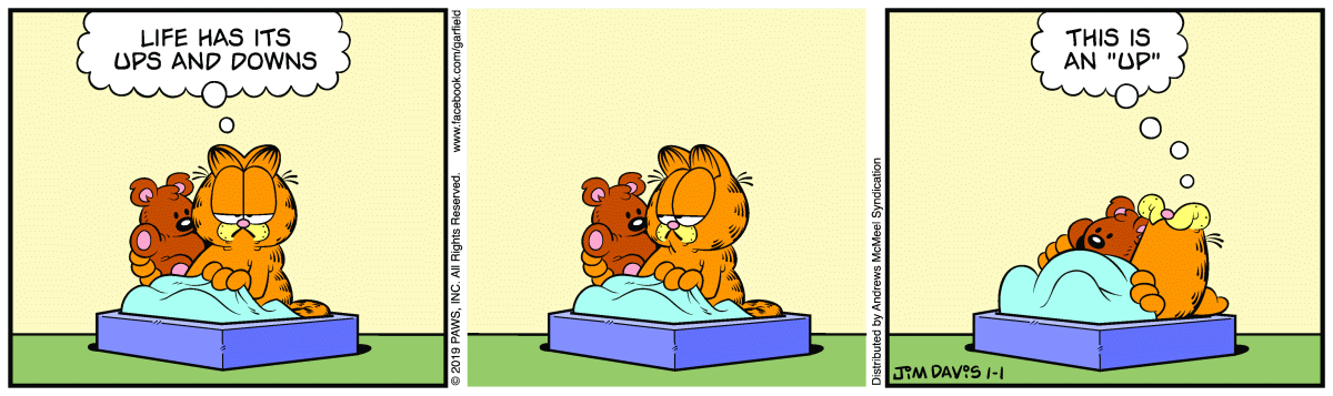 Garfield, January 2019 comic strips | Garfield Wiki | Fandom