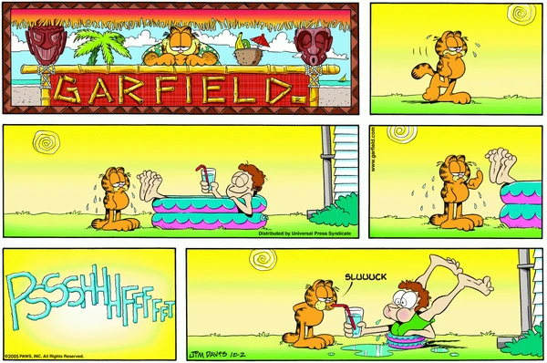 Garfield, October 2005 comic strips | Garfield Wiki | Fandom