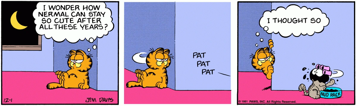 Garfield, December 1981 comic strips | Garfield Wiki | Fandom