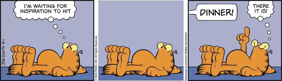 Garfield, September 2025 comic strips | Garfield Wiki | Fandom