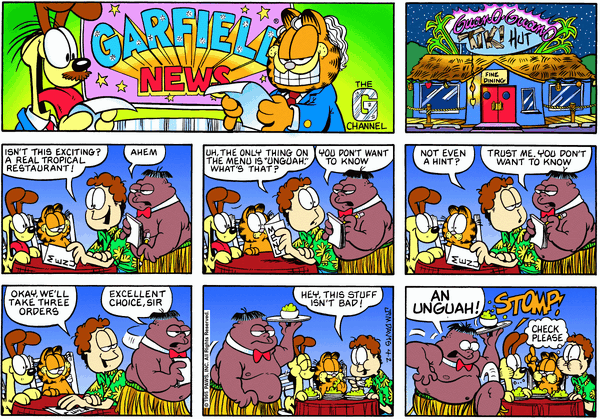 Garfield, April 1995 comic strips | Garfield Wiki | Fandom