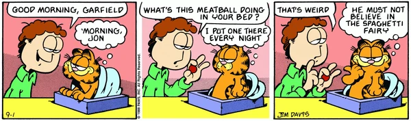 Garfield, September 1988 comic strips | Garfield Wiki | Fandom