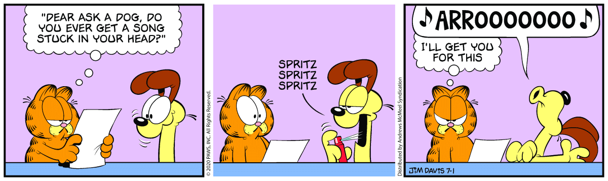 Garfield, July 2020 comic strips | Garfield Wiki | Fandom