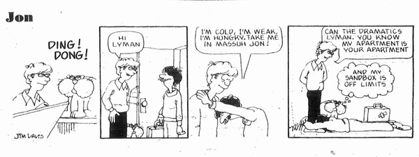 Jon, 1976 comic strips | Garfield Wiki | Fandom