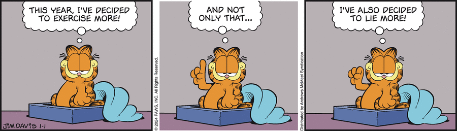 Garfield, January 2024 comic strips | Garfield Wiki | Fandom