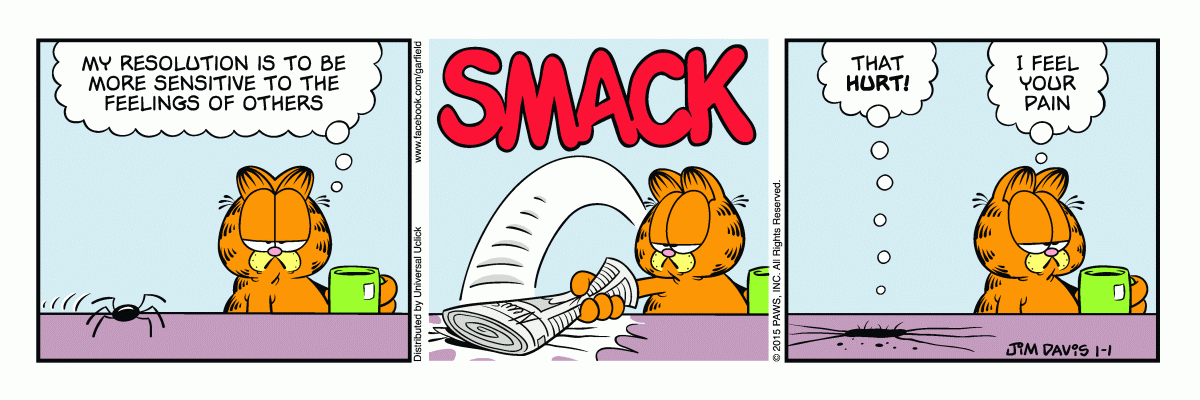 Garfield, January 2015 comic strips | Garfield Wiki | Fandom