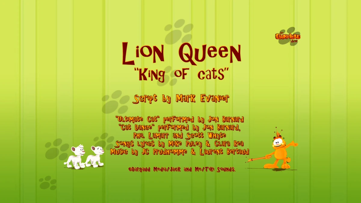 Lion Queen: King of Cats | Garfield Wiki | Fandom