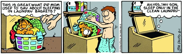 Garfield, August 1986 comic strips | Garfield Wiki | Fandom