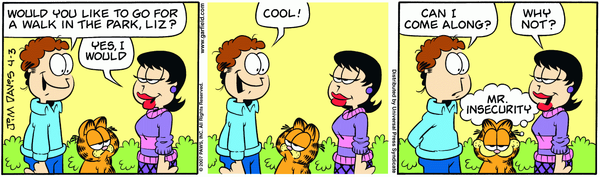 Garfield, April 2007 comic strips | Garfield Wiki | Fandom