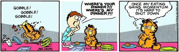 Garfield, January 1981 comic strips | Garfield Wiki | Fandom