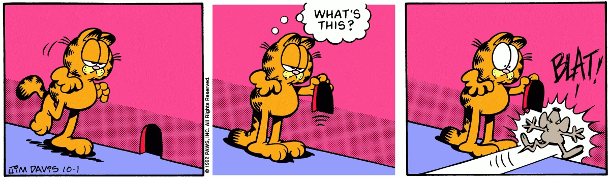 Garfield, October 1992 comic strips | Garfield Wiki | Fandom