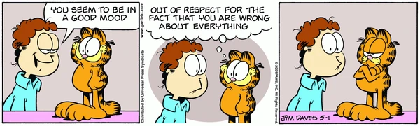 Garfield, May 2004 comic strips | Garfield Wiki | Fandom