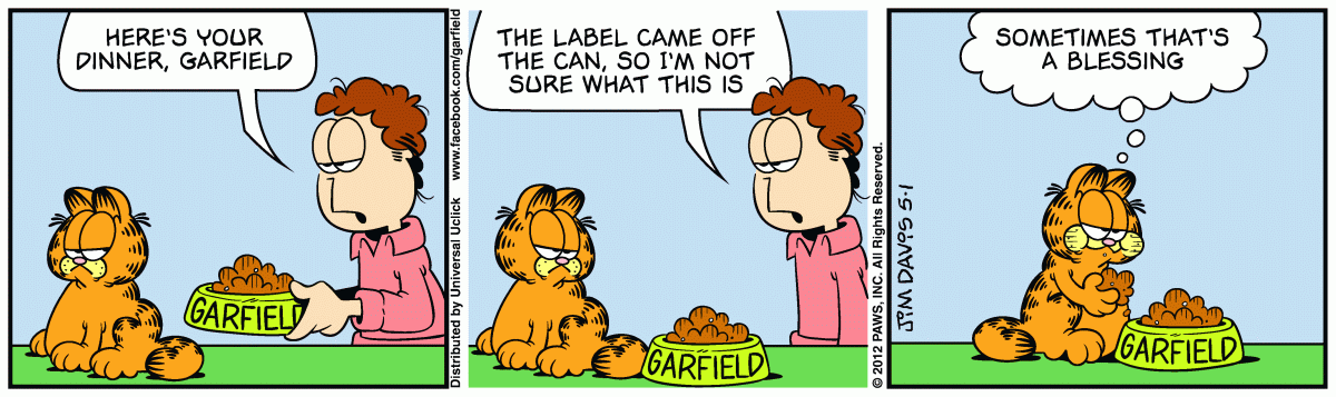 Garfield, May 2012 comic strips | Garfield Wiki | Fandom