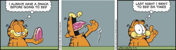 Garfield, July 2025 comic strips | Garfield Wiki | Fandom