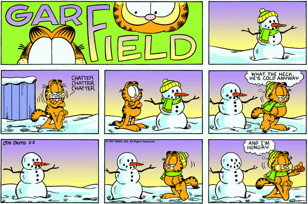 Garfield, February 1997 comic strips | Garfield Wiki | Fandom