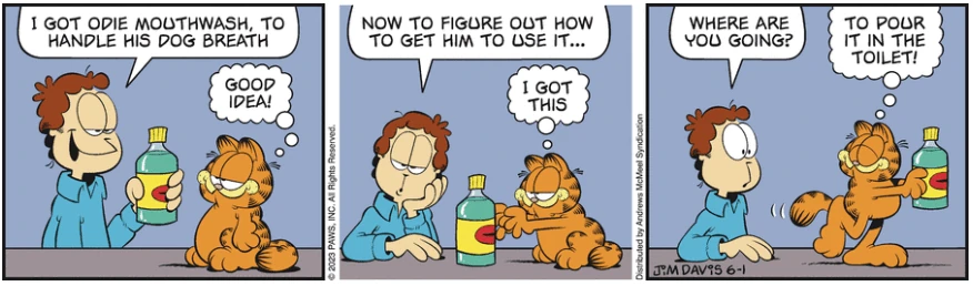 Garfield, June 2023 comic strips | Garfield Wiki | Fandom