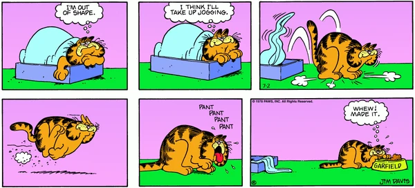 Garfield, July 1978 comic strips | Garfield Wiki | Fandom