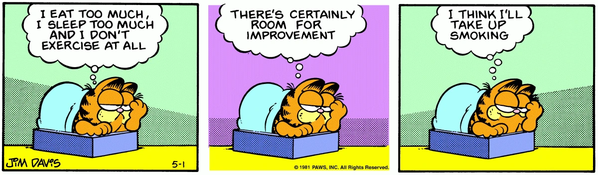 Garfield, May 1981 comic strips | Garfield Wiki | Fandom