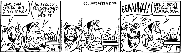 Mr. Potato Head, August 2001 comic strips | Garfield Wiki | Fandom