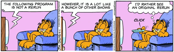 Garfield, April 2004 comic strips | Garfield Wiki | Fandom