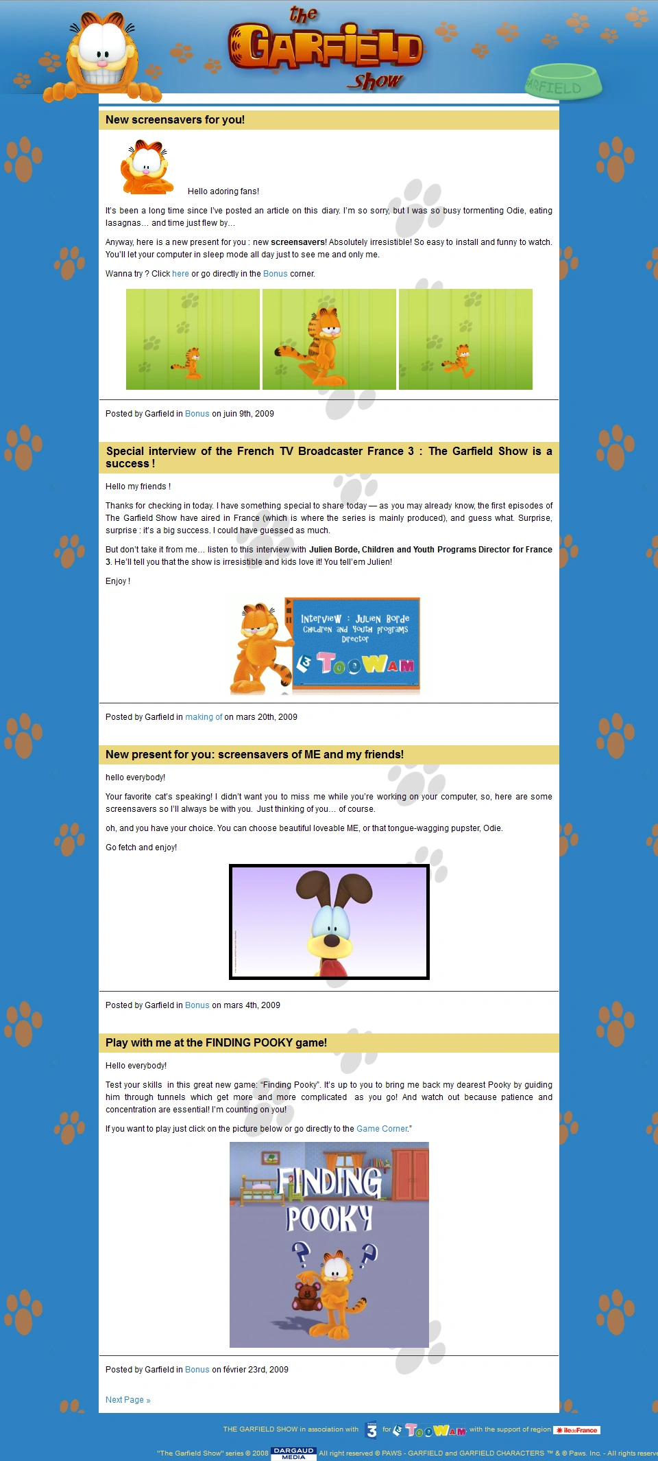 TheGarfieldShow.com | Garfield Wiki | Fandom