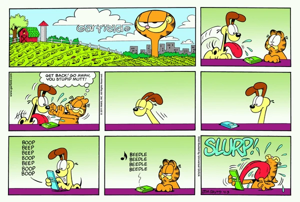Garfield, April 2011 comic strips | Garfield Wiki | Fandom