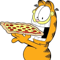 Garfield Comiendo