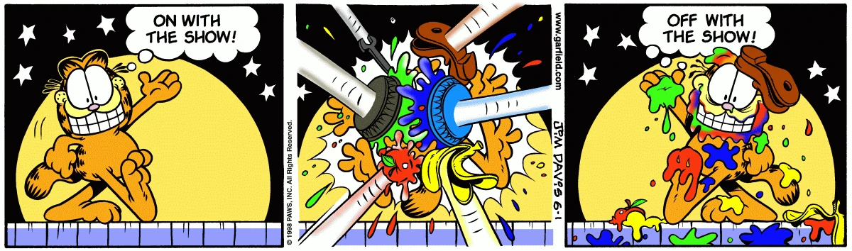 Garfield, June 1998 comic strips | Garfield Wiki | Fandom