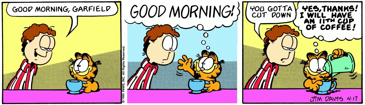 Garfield Morning